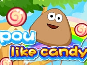 Pou like Candy kostenlos online spielen » HIER! 🕹️