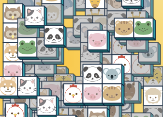 Animal Tiles kostenlos online spielen » 100% » HIER! 🕹️