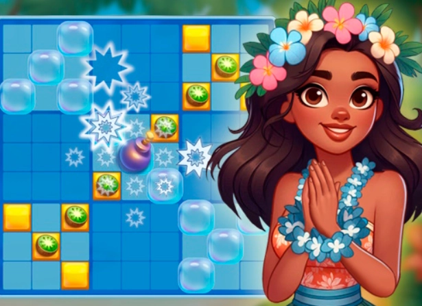 Block Puzzle Tropical Story - kostenlos online spielen 🕹️
