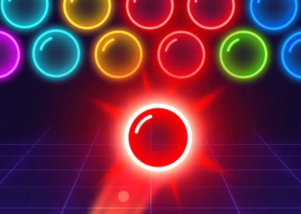 Bubble Shooter Neon - kostenlos online spielen 🕹️