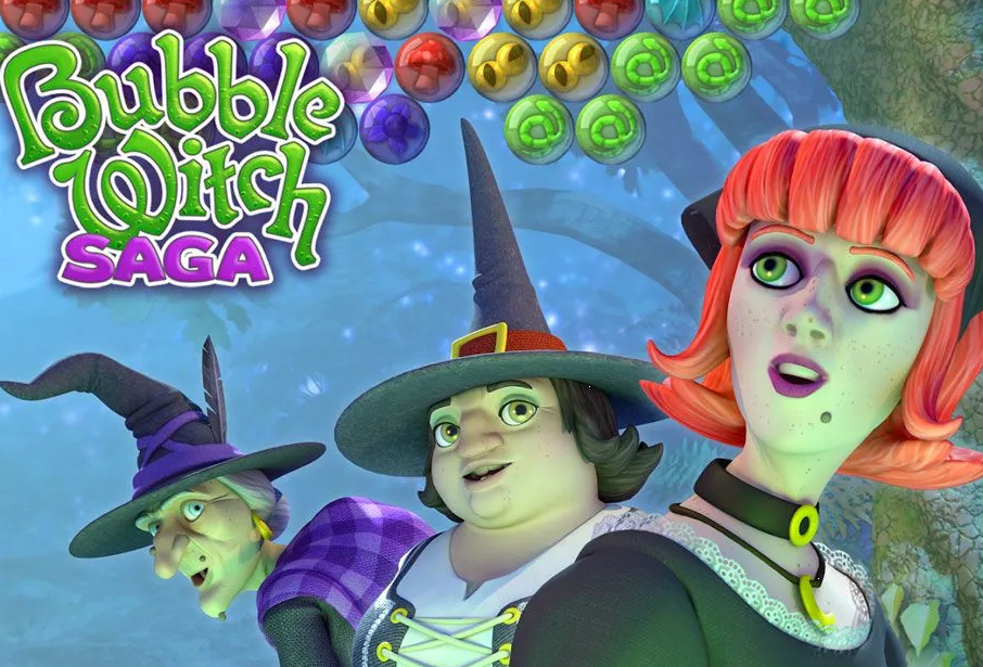 Bubble Witch Saga kostenlos online spielen » HIER! 🕹️