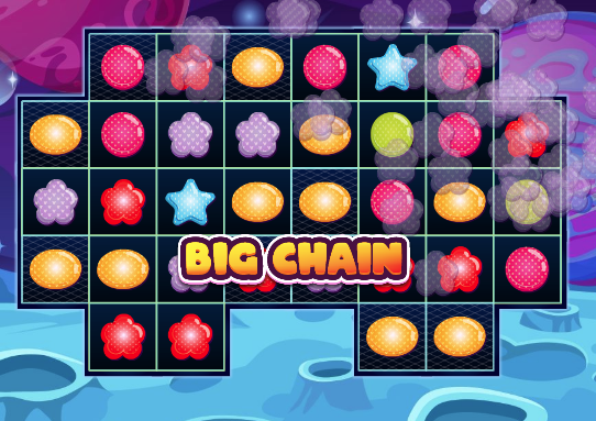 Candy Chain Match kostenlos online spielen » HIER! 🕹️