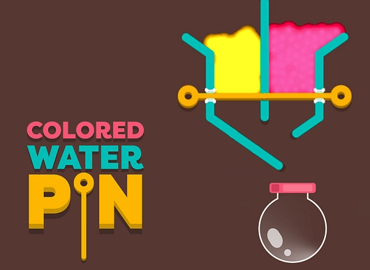 Colored Water & Pin - kostenlos online spielen 🕹️