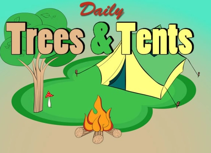 Daily Trees and Tents - kostenlos online spielen 🕹️