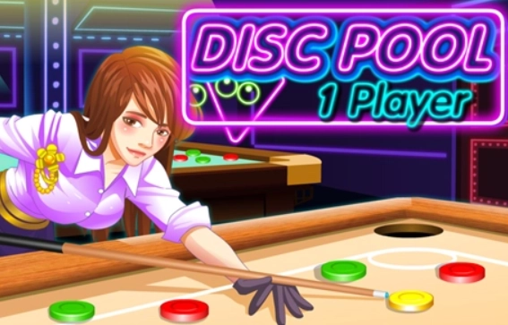 Disc Pool 1 Player - kostenlos online spielen 🕹️