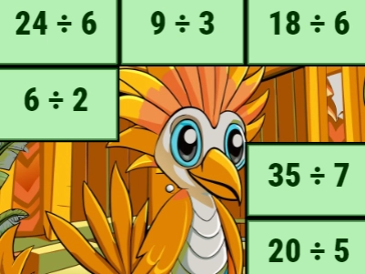 Division Bird Image Uncover - kostenlos online spielen 🕹️