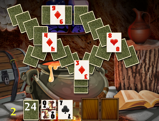 Forest Solitaire kostenlos online spielen » HIER! 🕹️
