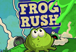 Frog Rush kostenlos online spielen » 100% » HIER! 🕹️