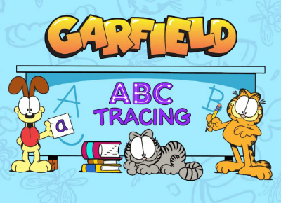 Garfield ABC lernen kostenlos online spielen » HIER! 🕹️