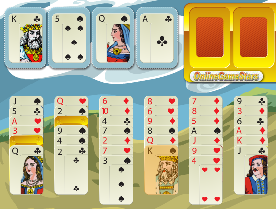 Gold Solitaire kostenlos online spielen » HIER! 🕹️