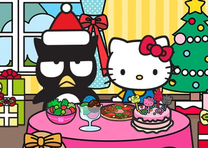 Hello Kitty Xmas Dinner - kostenlos online spielen 🕹️