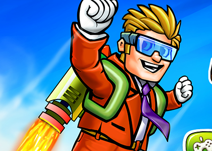 Jetpack Jackride kostenlos online spielen » HIER! 🕹️