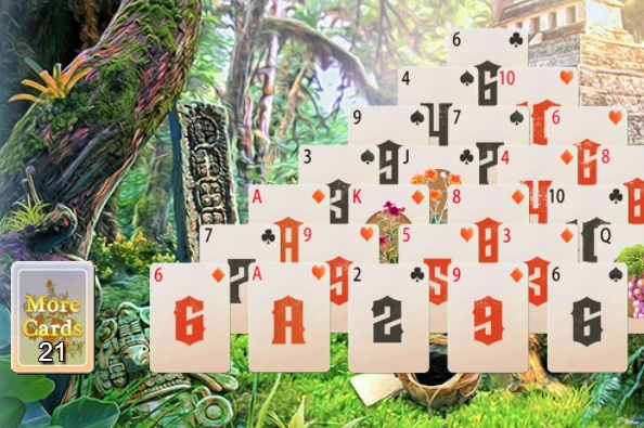 Jungle Pyramid Solitaire - kostenlos online spielen 🕹️