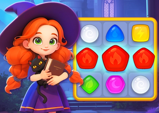 Magic and Wizards Match - kostenlos online spielen 🕹️