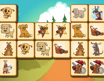 Mahjong Dogs - kostenlos spielen | ohne Anmeldung 🕹️