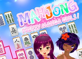 Mahjong Pretty Manga Girls - kostenlos online spielen 🕹️