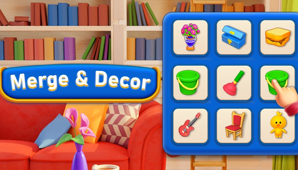 Merge & Decor - kostenlos online spielen 🕹️