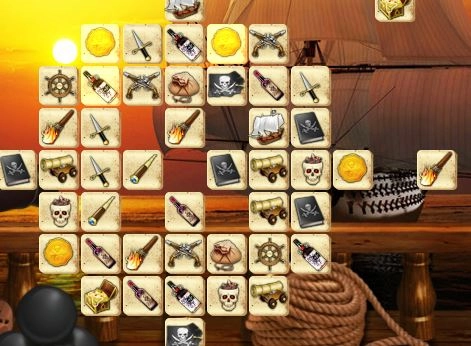 Pirate Ship Mahjong - kostenlos online spielen 🕹️