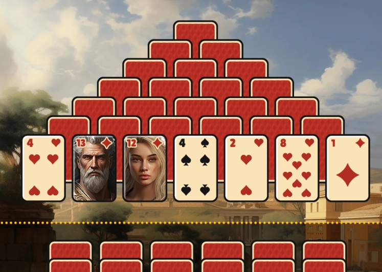 Pyramid Solitaire Ancient Rome - kostenlos spielen 🕹️