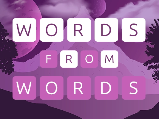 Words From Words - kostenlos spielen | ohne Anmeldung 🕹️